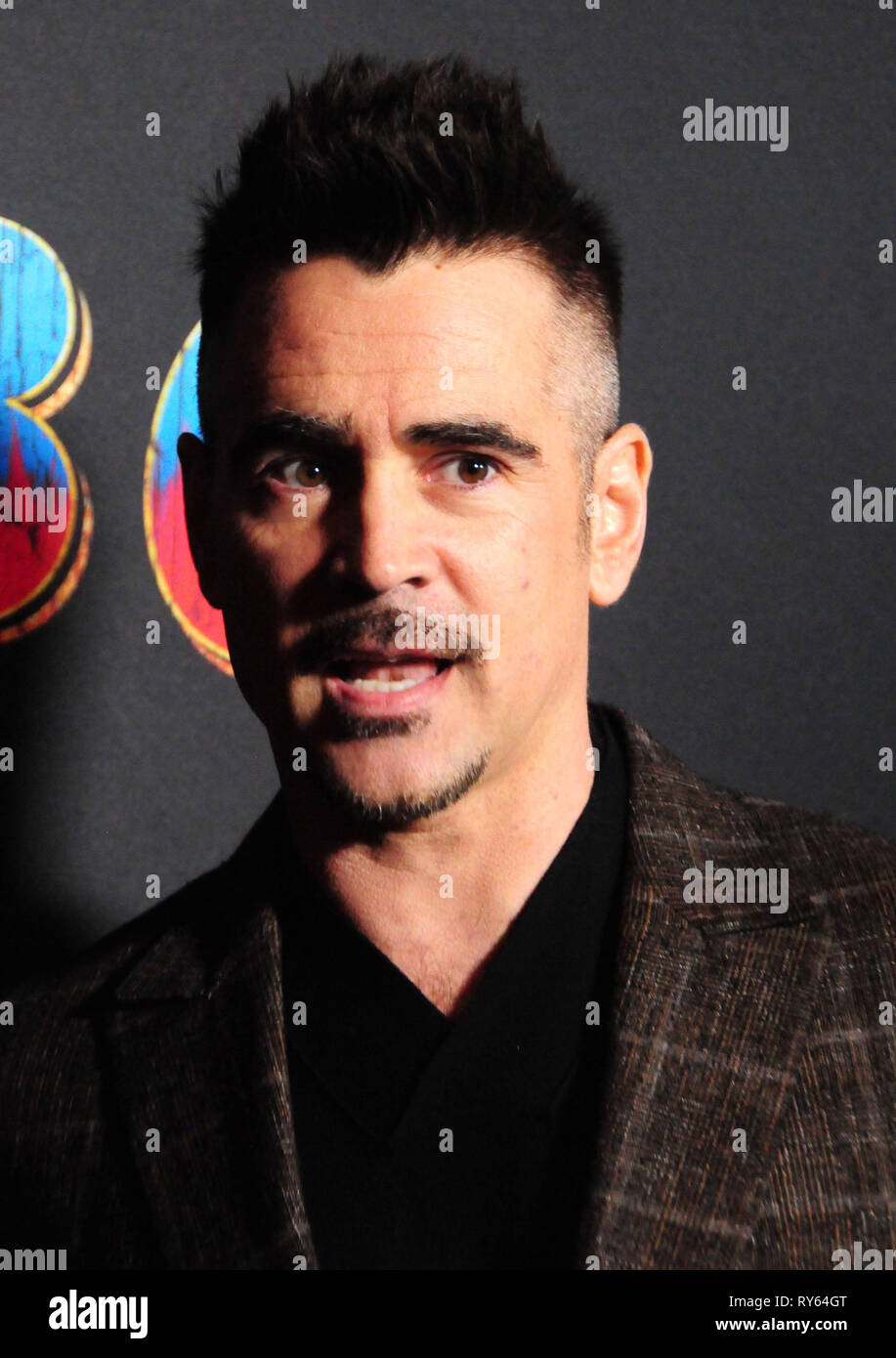 Hollywood, USA. 11th Mar, 2019. HOLLYWOOD, CA - MARCH 11: Actor Colin ...