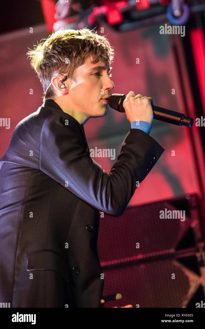 Milan, Italy. 11th Mar, 2019. The Australian pop singer-songwriter ...