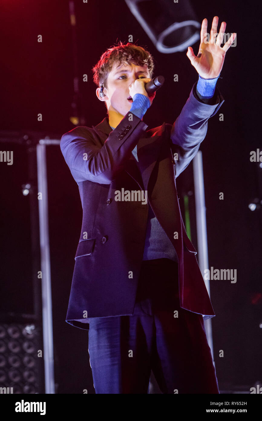 Milan, Italy. 11th Mar, 2019. The Australian pop singer-songwriter ...