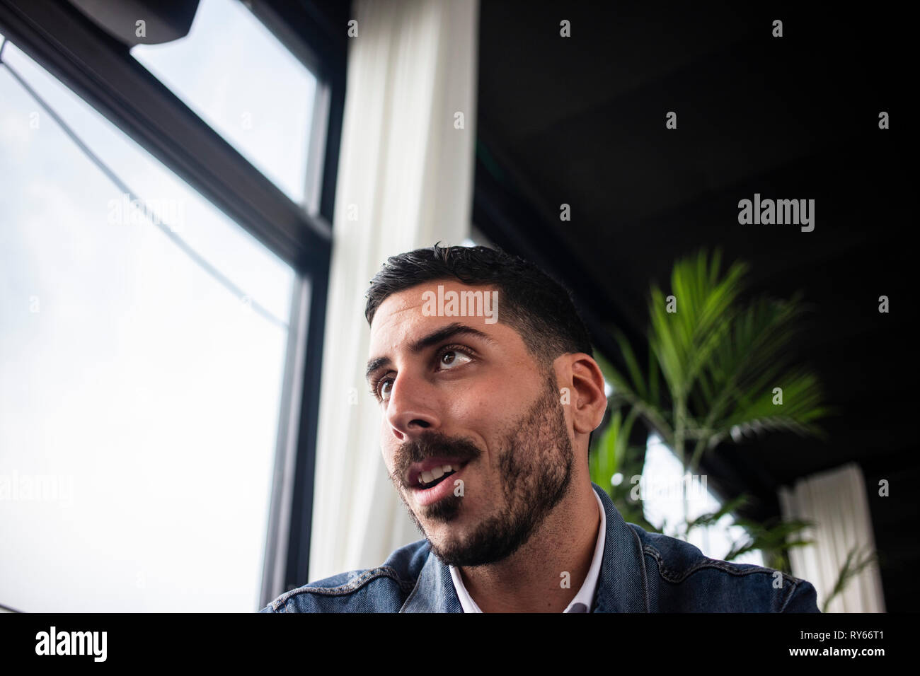 Tel Aviv, Israel. 12th Mar, 2019. Singer Kobi Marimi, who will ...