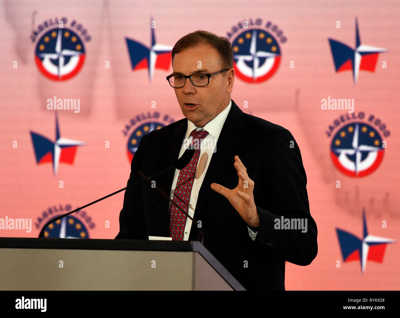 Prague, Czech Republic. 12th Mar, 2019. Former commander of United ...