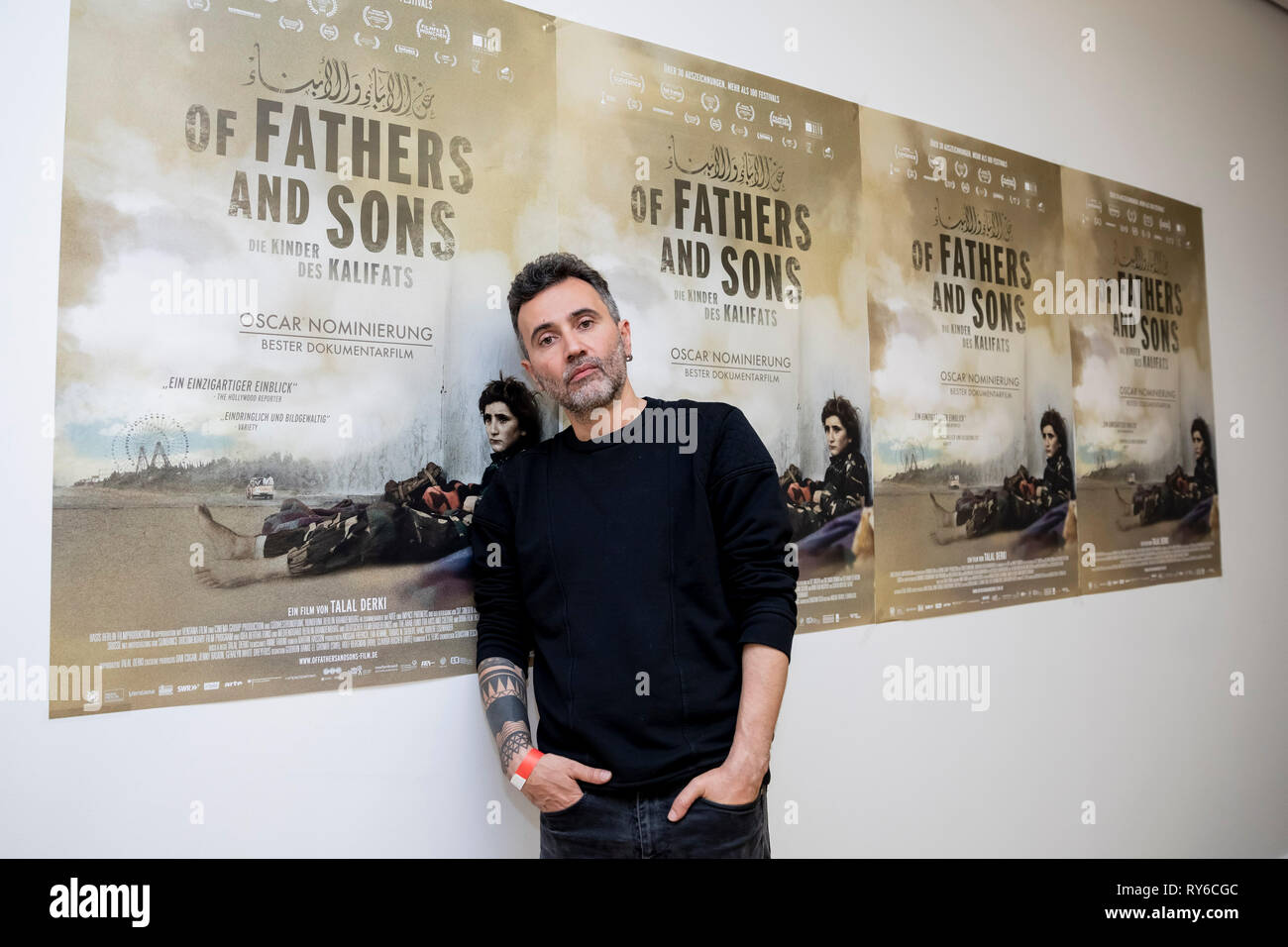 Berlin, Germany. 12th Mar, 2019. Talal Derki, film director, is about ...