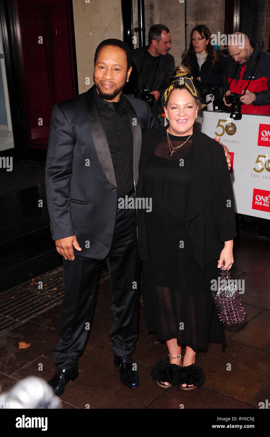 London, UK. 12th Mar, 2019. Roger Griffiths & Lorraine Stanley ...