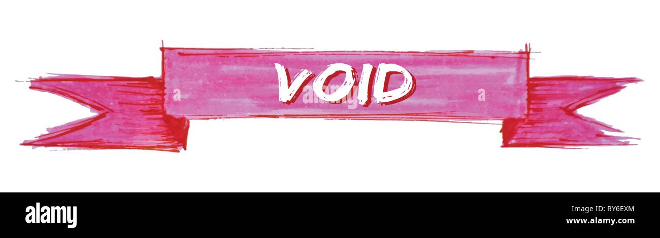 void hand painted ribbon sign Stock Vector Image & Art - Alamy