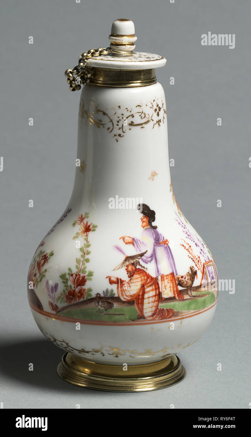 Covered Flask, c. 1720-1723. Meissen Porcelain Factory (German ...