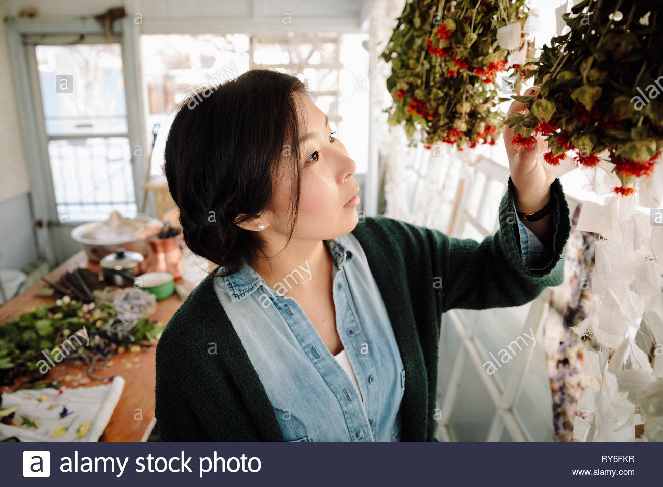 Drying flowers hi-res stock photography and images - Alamy