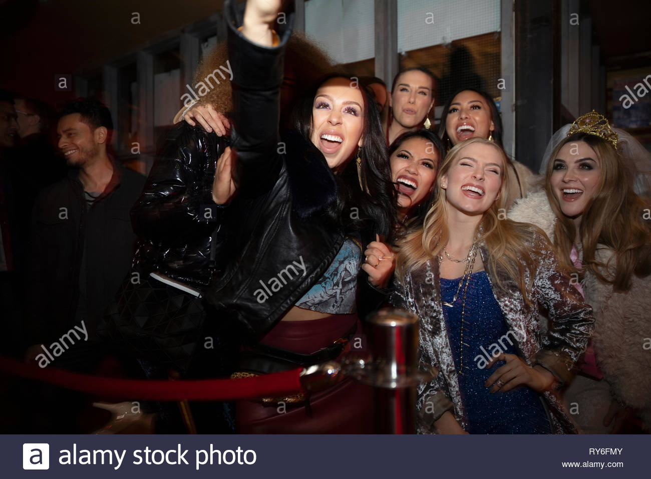Queue men nightclub hi-res stock photography and images - Alamy