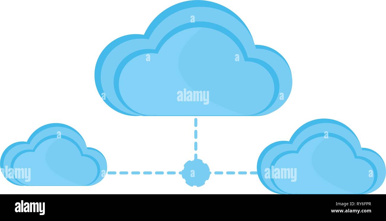 Cloud computing icon Stock Vector Image & Art - Alamy