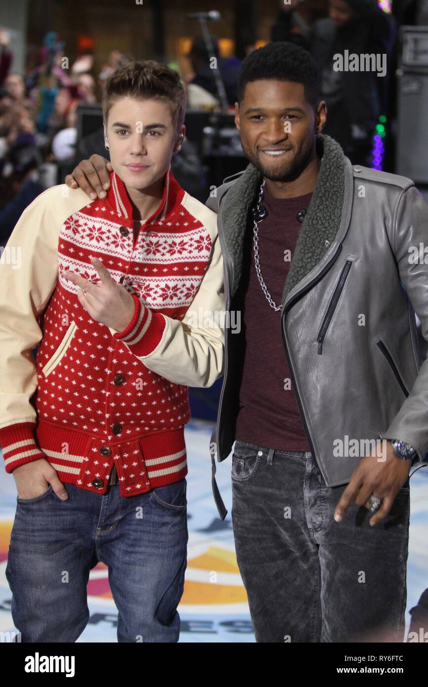 JUSTIN BIEBER USHER 2011 Photo By John Barrett/PHOTOlink /MediaPunch ...