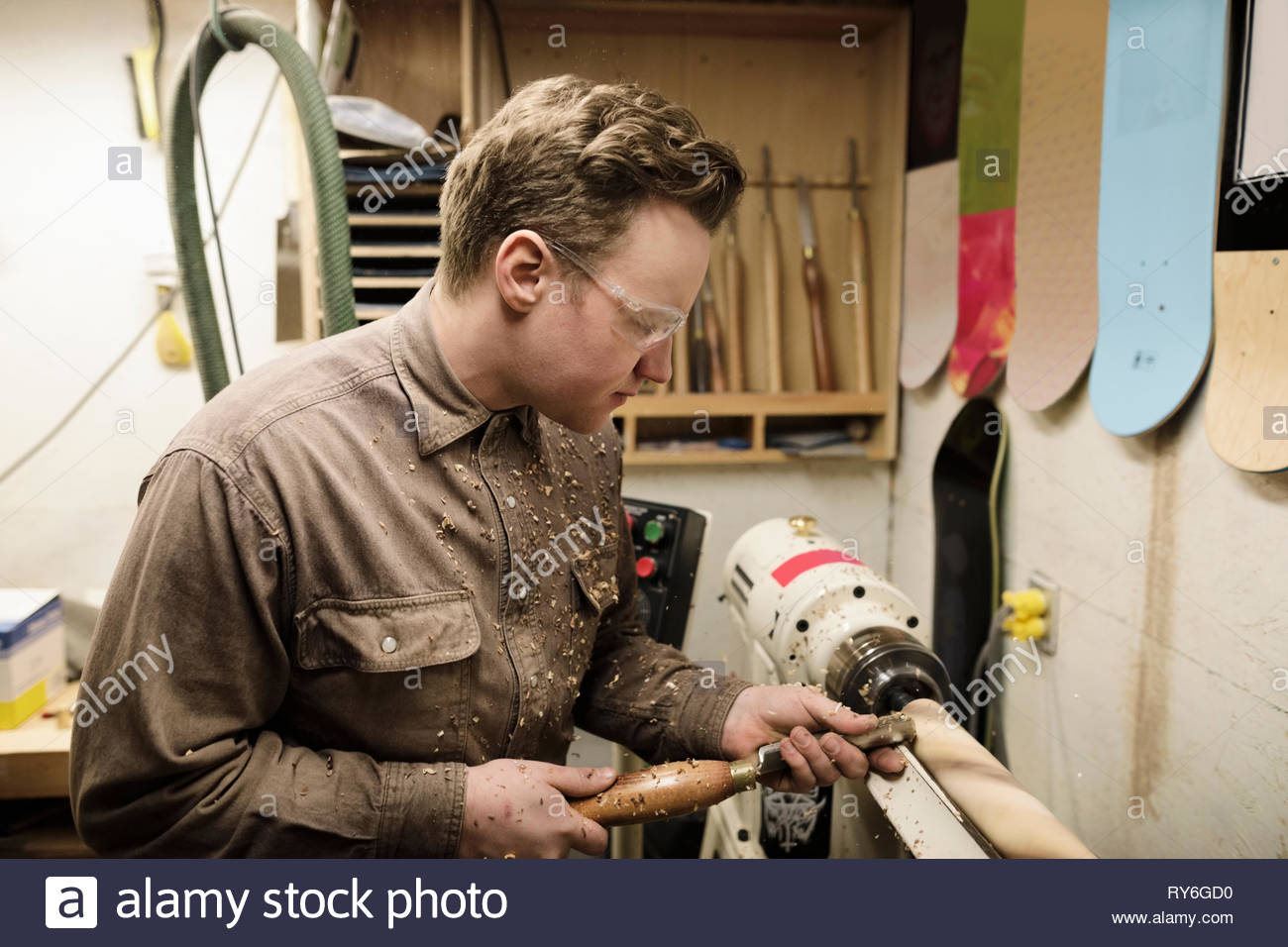 Woodworking studio hi-res stock photography and images - Alamy
