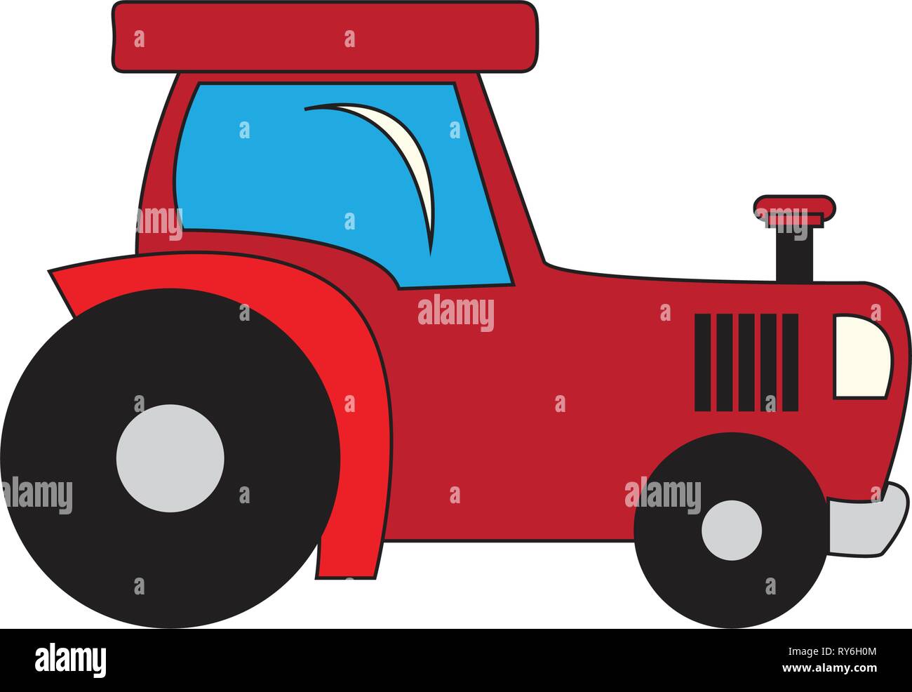 Isolated tractor cartoon Stock Vector Image & Art - Alamy
