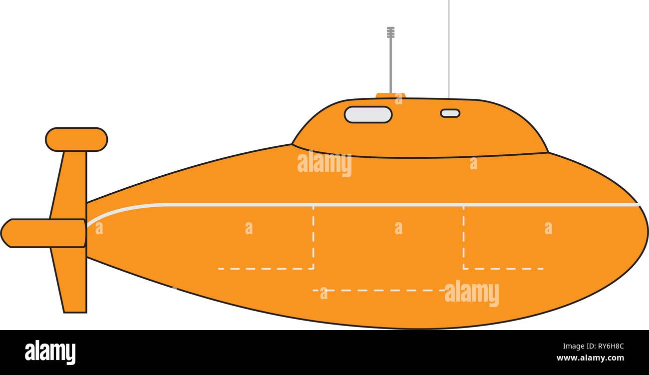 Isolated submarine cartoon Stock Vector Image & Art - Alamy