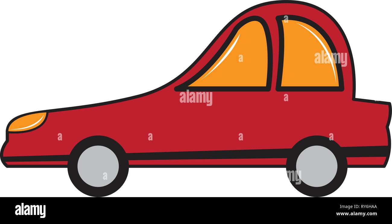 Isolated car cartoon Stock Vector Image & Art - Alamy