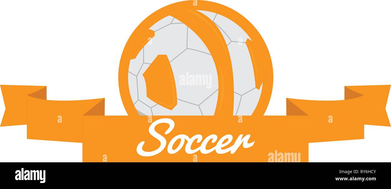 Soccer ribbon Stock Vector Images - Alamy
