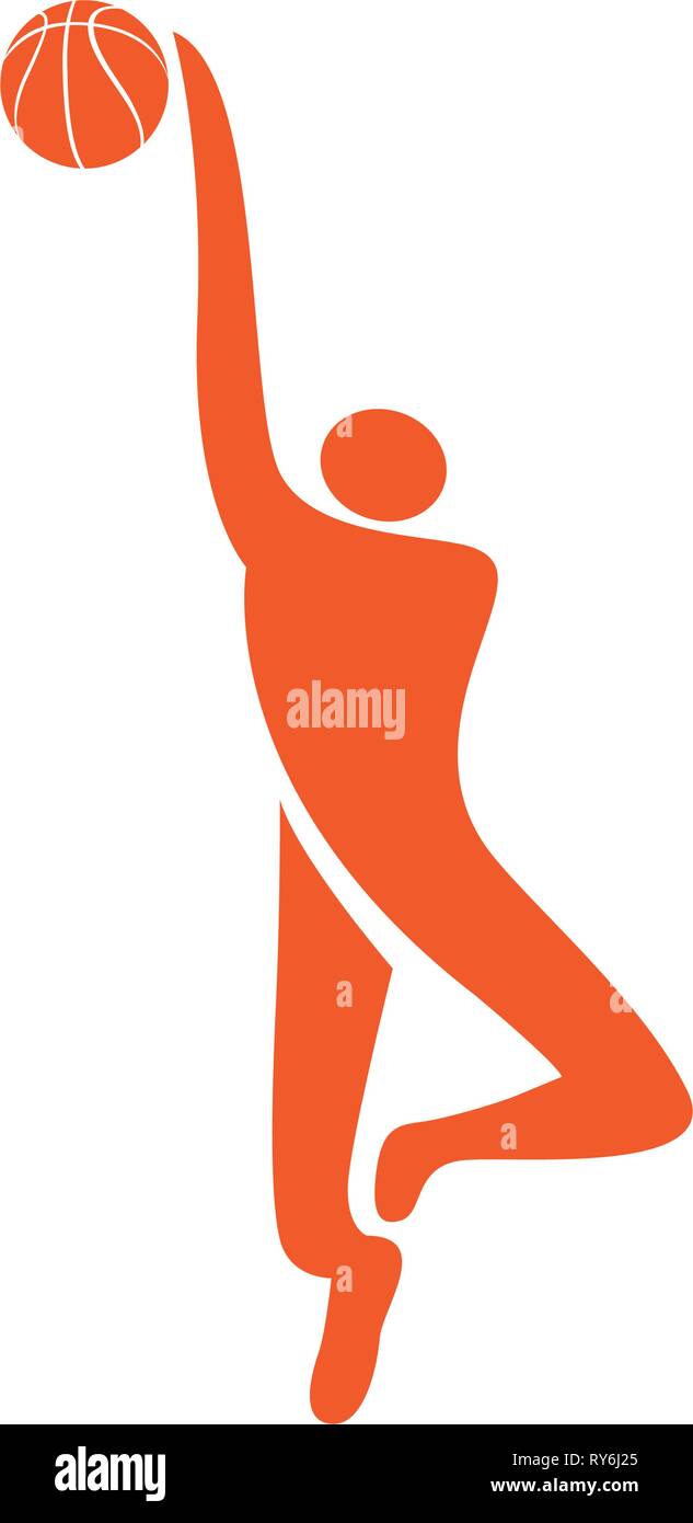 Basketball player icon Stock Vector Image & Art - Alamy