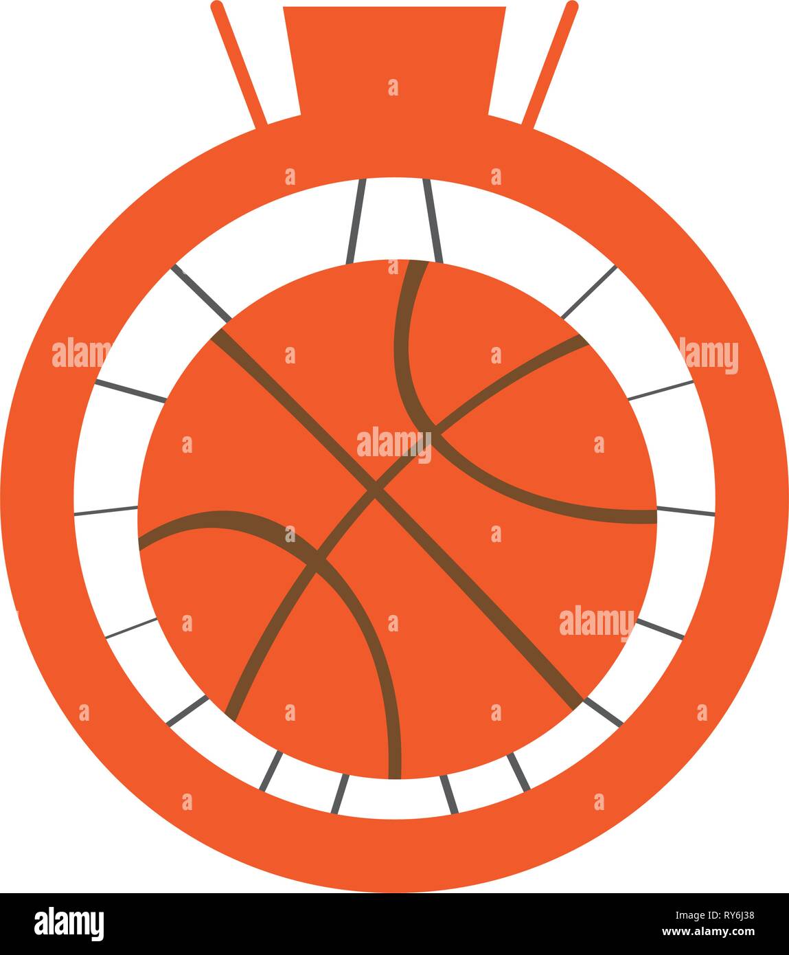 Basketball court inside Stock Vector Images - Alamy