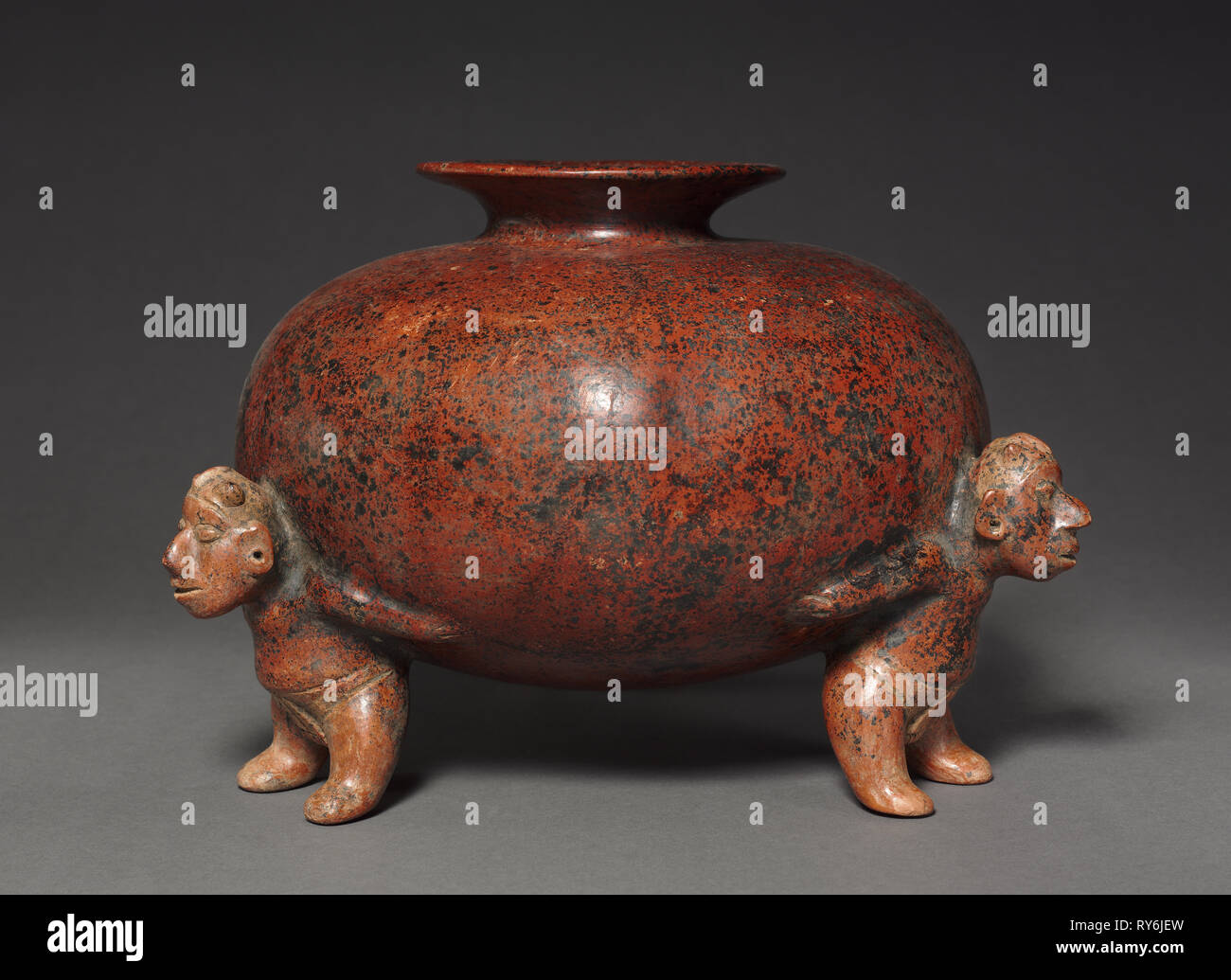 Vessel with Crested Atlantean (Supporting) FIgures, 200 BC-300. West ...