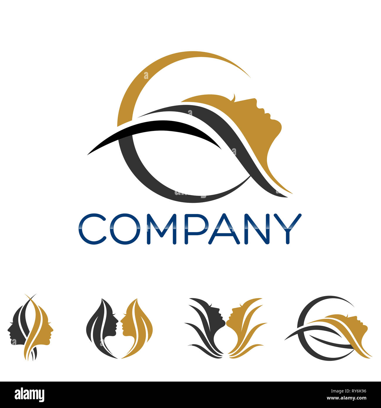 Modern beauty logo Stock Photo - Alamy