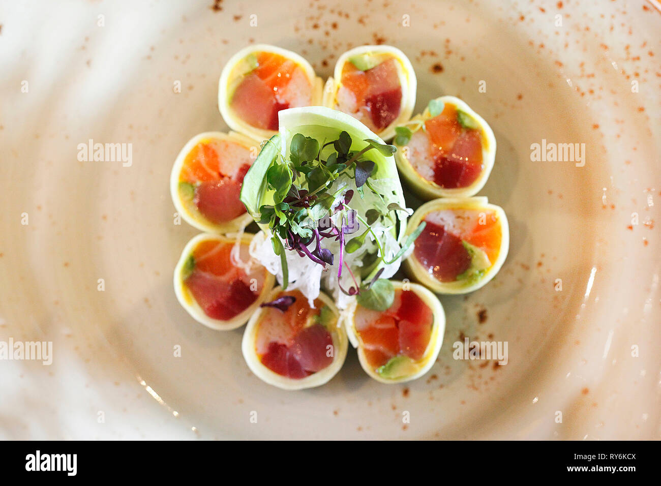 Plate with appetizers hi-res stock photography and images - Alamy