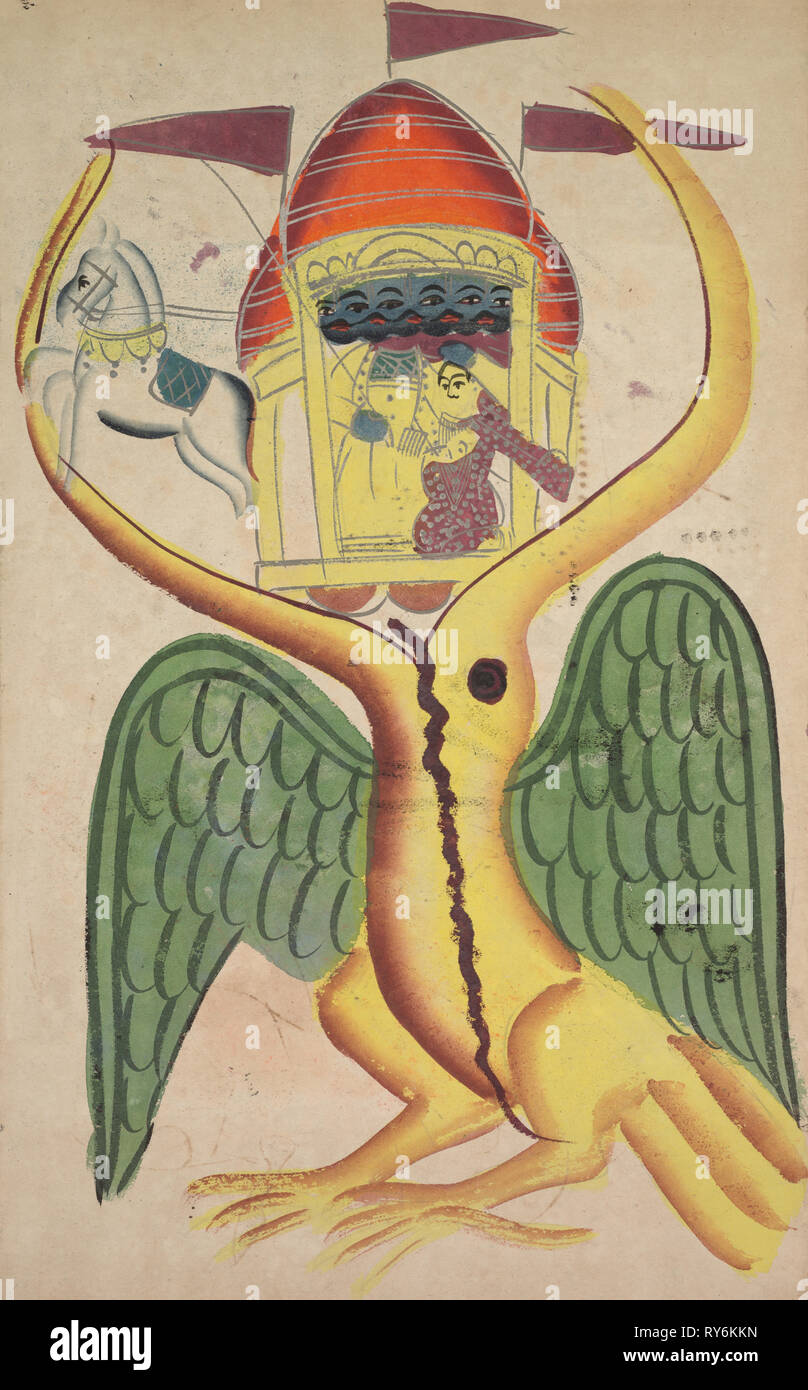 Jatayu hinders ravana chariot hi-res stock photography and images - Alamy