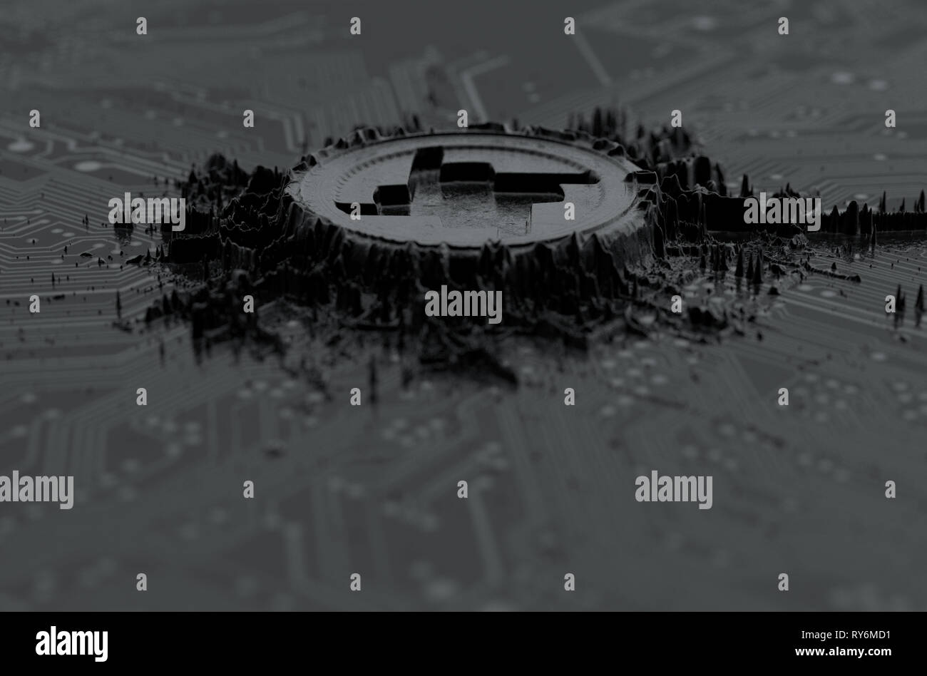 The Glade Maze Runner Birds Eye View
