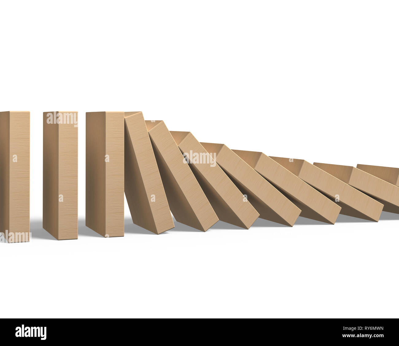 Dominoes falling hi-res stock photography and images - Alamy
