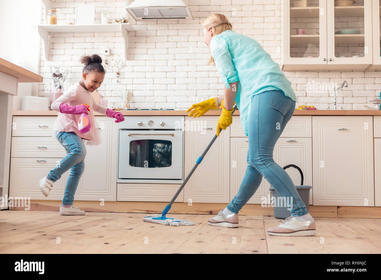 Mopping Floor Funny