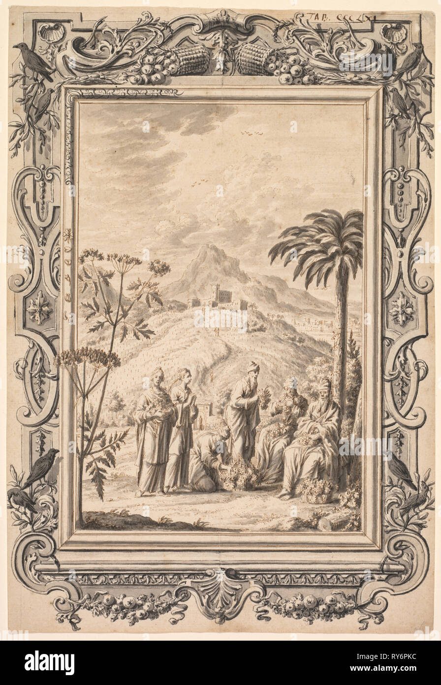 Illustration and Border Design for Kupfer-Bibel (Copper Bible) , c ...