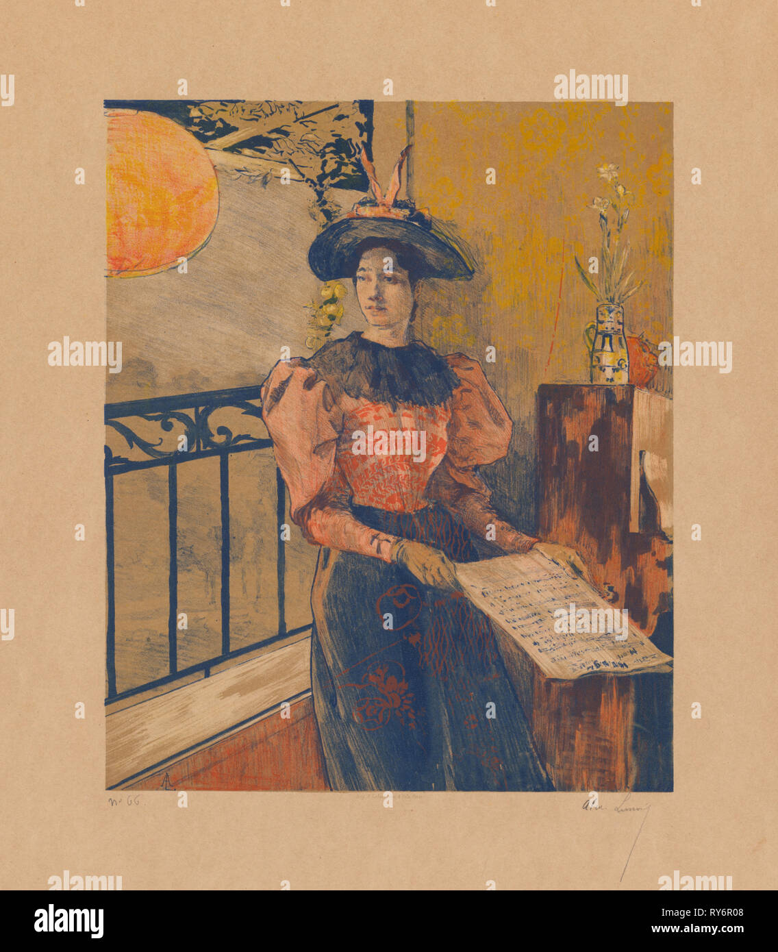 L’Illumination, 1893. Alexandre Lunois (French, 1863-1916). Color ...