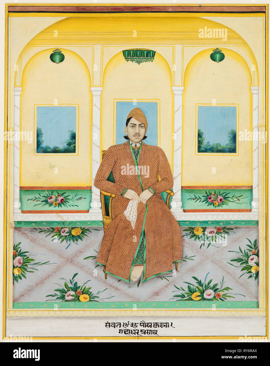 Rajput kingdom of amber or southwestern india hi-res stock photography ...