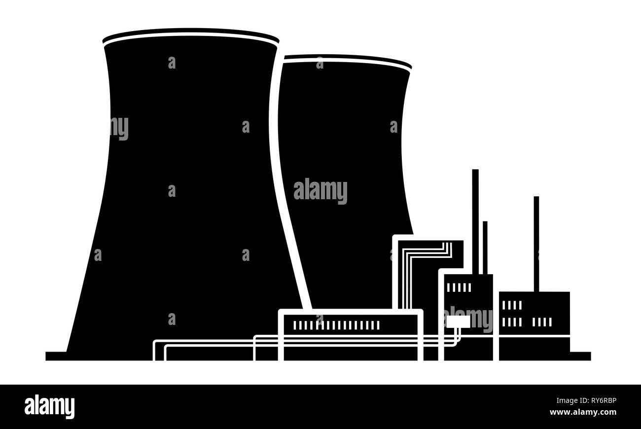 Isometric power plant Cut Out Stock Images & Pictures - Alamy