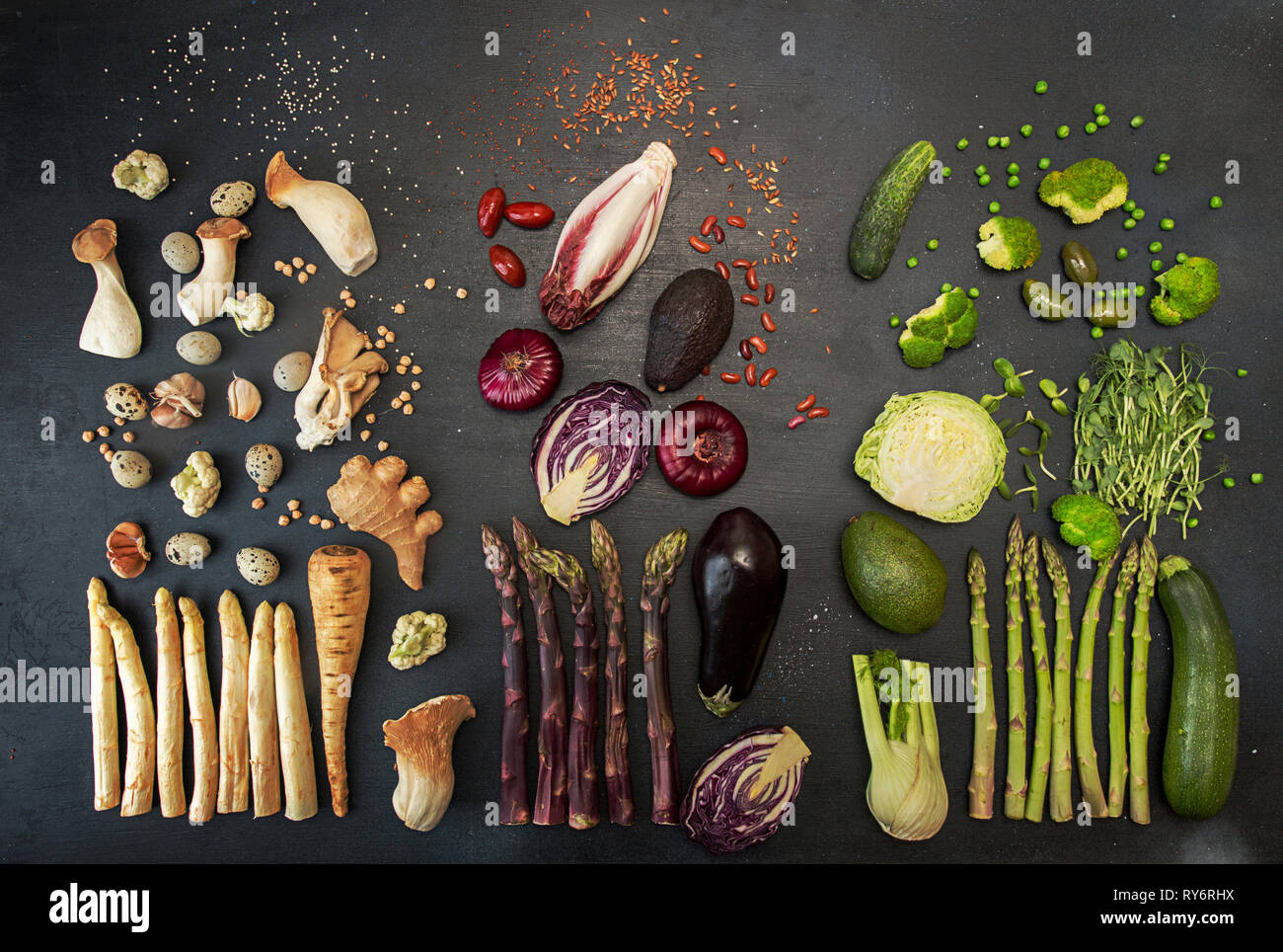 Flat lay collection various hi-res stock photography and images - Alamy