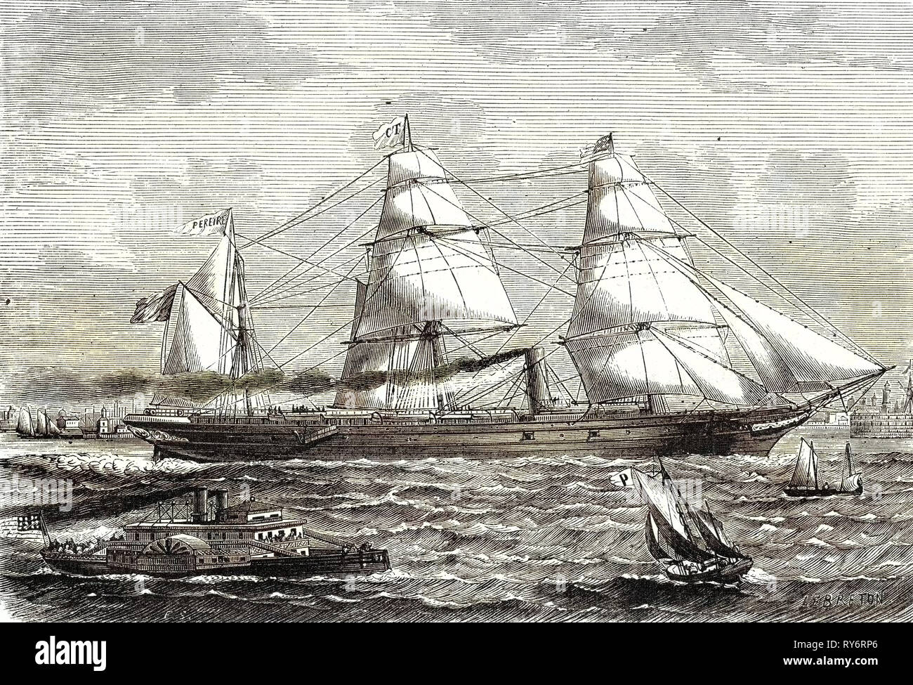 Transatlantic liner hi-res stock photography and images - Alamy