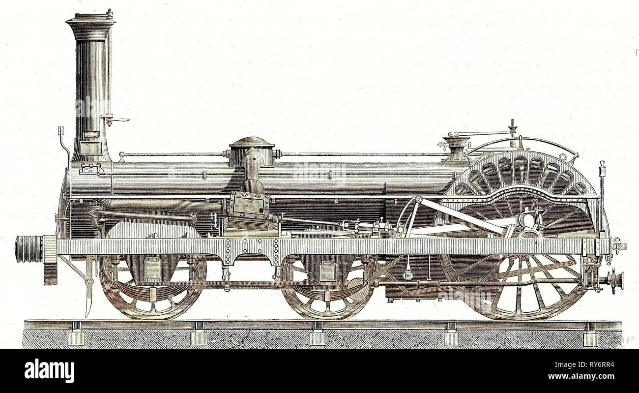 19th century steam locomotive hi-res stock photography and images - Alamy