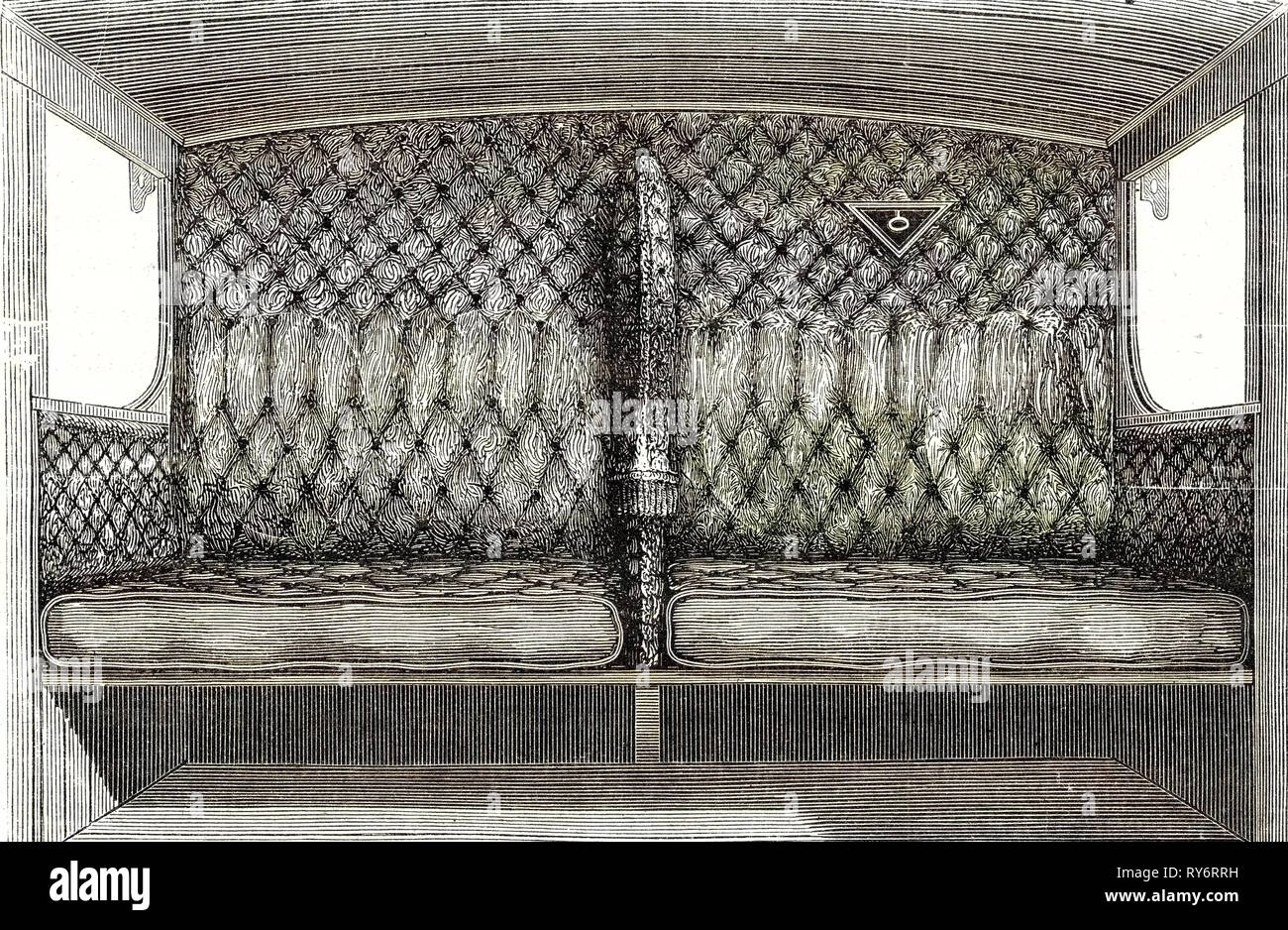 Victorian railway carriage interior hi-res stock photography and images ...