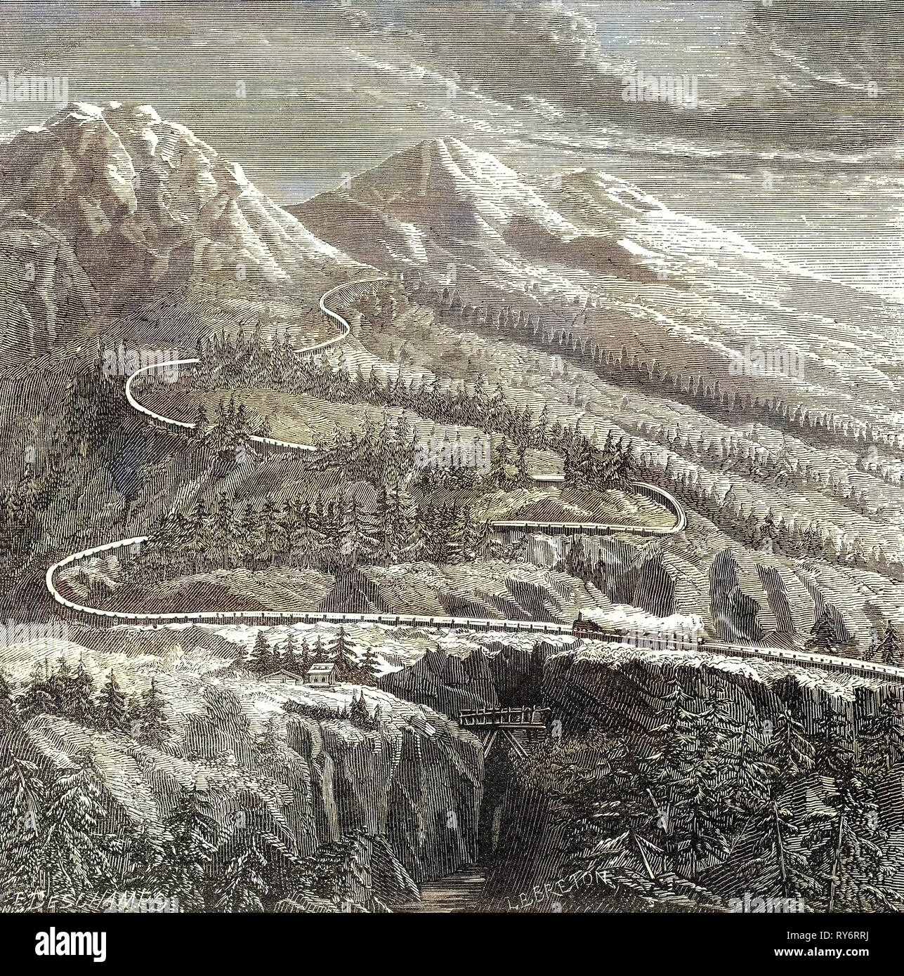 Fell mountain railway system hi-res stock photography and images - Alamy