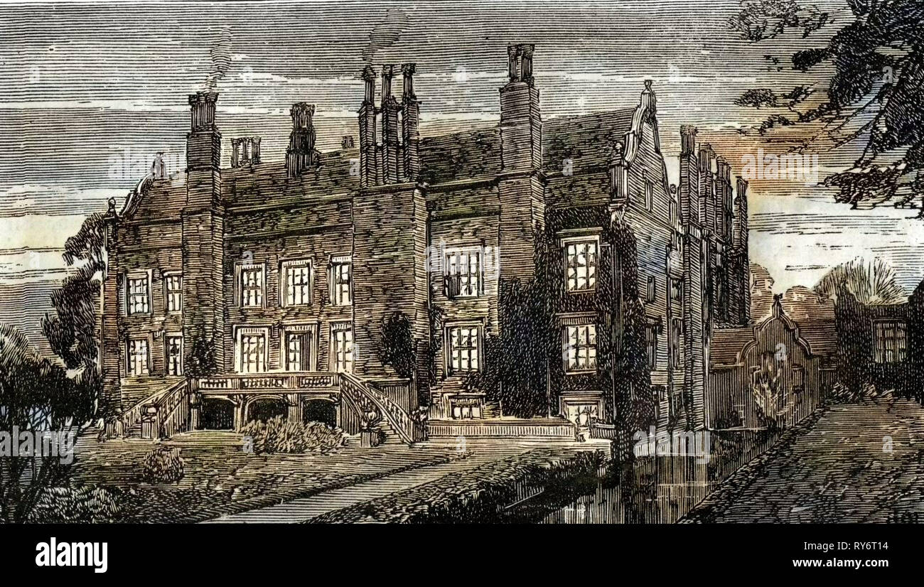 Birmingham Perry Hall 1885 the Seat of A.C.G. Calthorpe United Kingdom ...