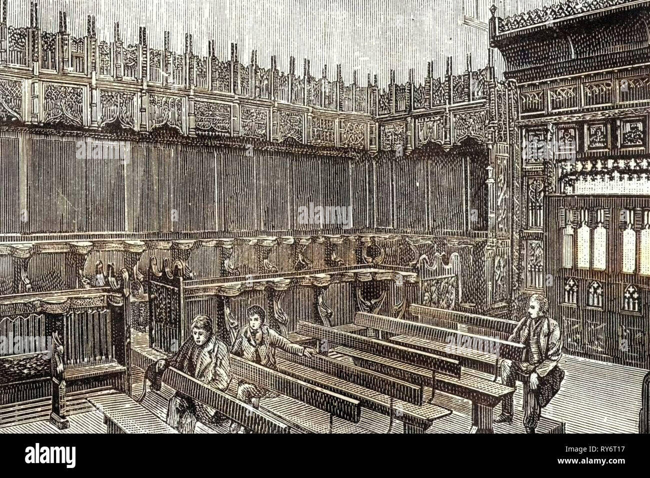 Aberdeen UK King's College Chapel 1885 Stock Photo - Alamy
