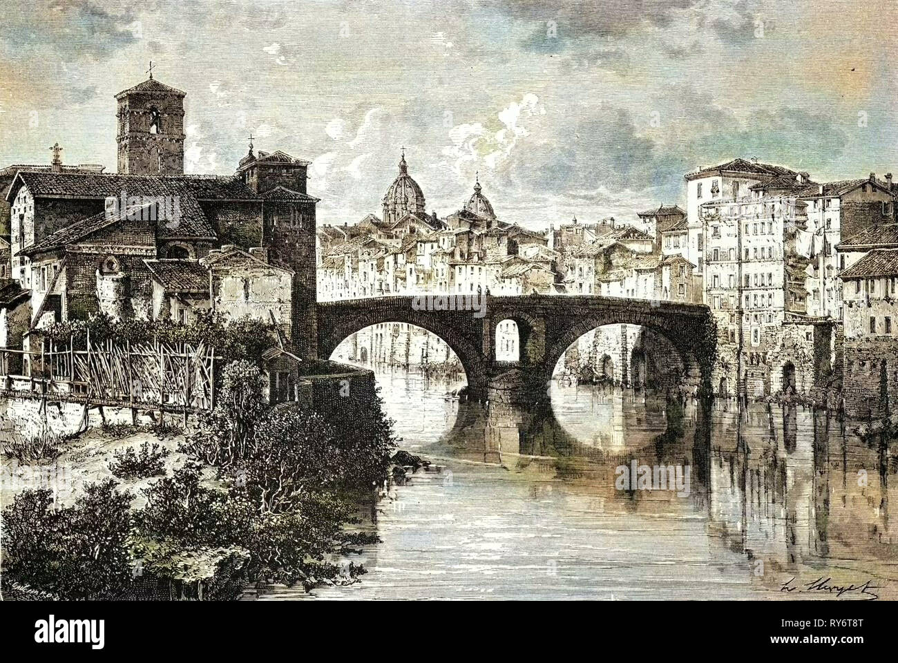 The isle of the tiber rome hi-res stock photography and images - Alamy