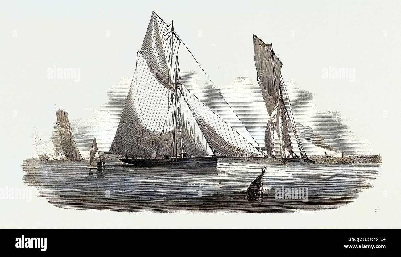 Vixen, Belvidere, Prima Donna, Blue Belle, Thames Yacht Club Match ...