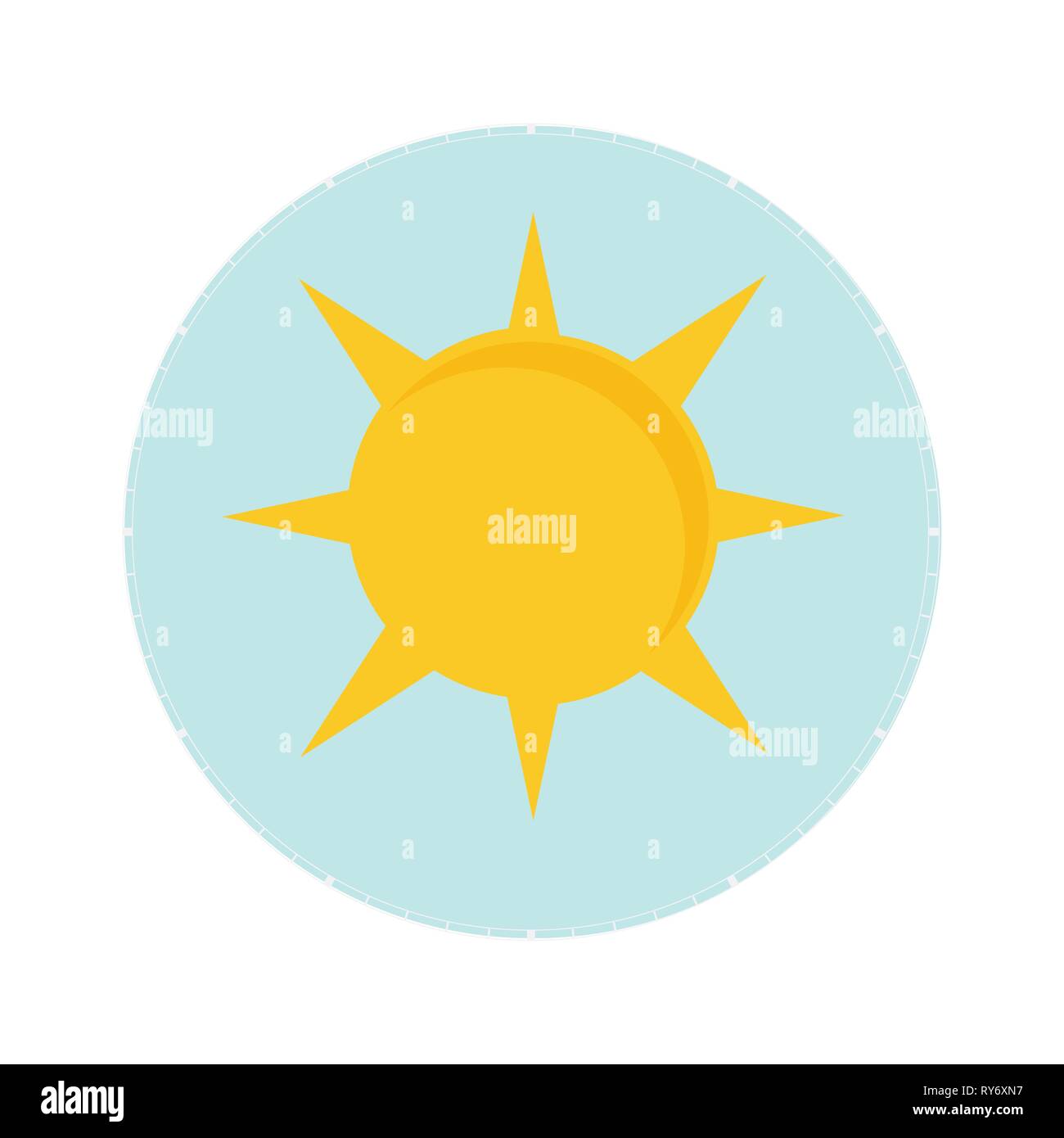 Vector illustration of day. Day concept, sun, day icon Stock Vector ...