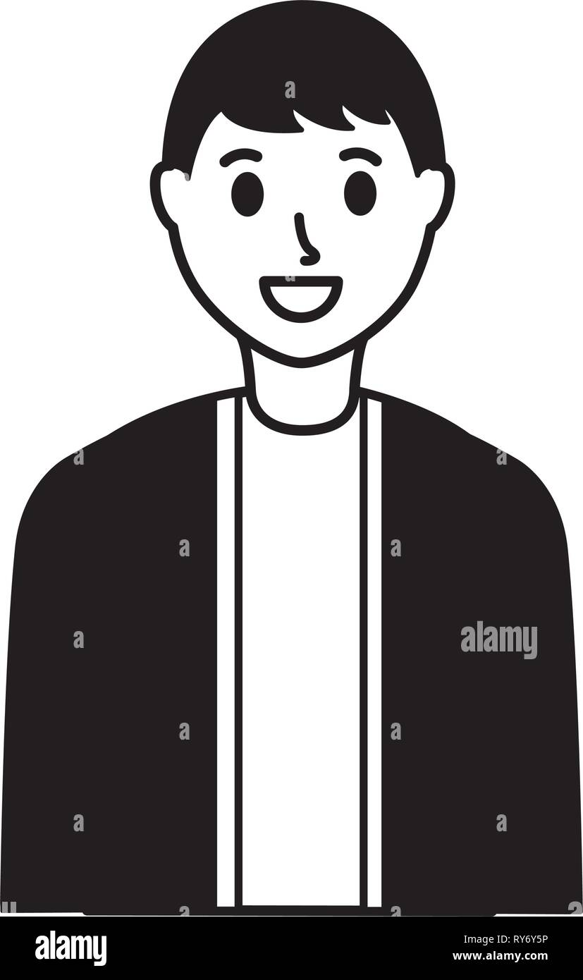 One person isolated studio portrait white background white space Stock ...