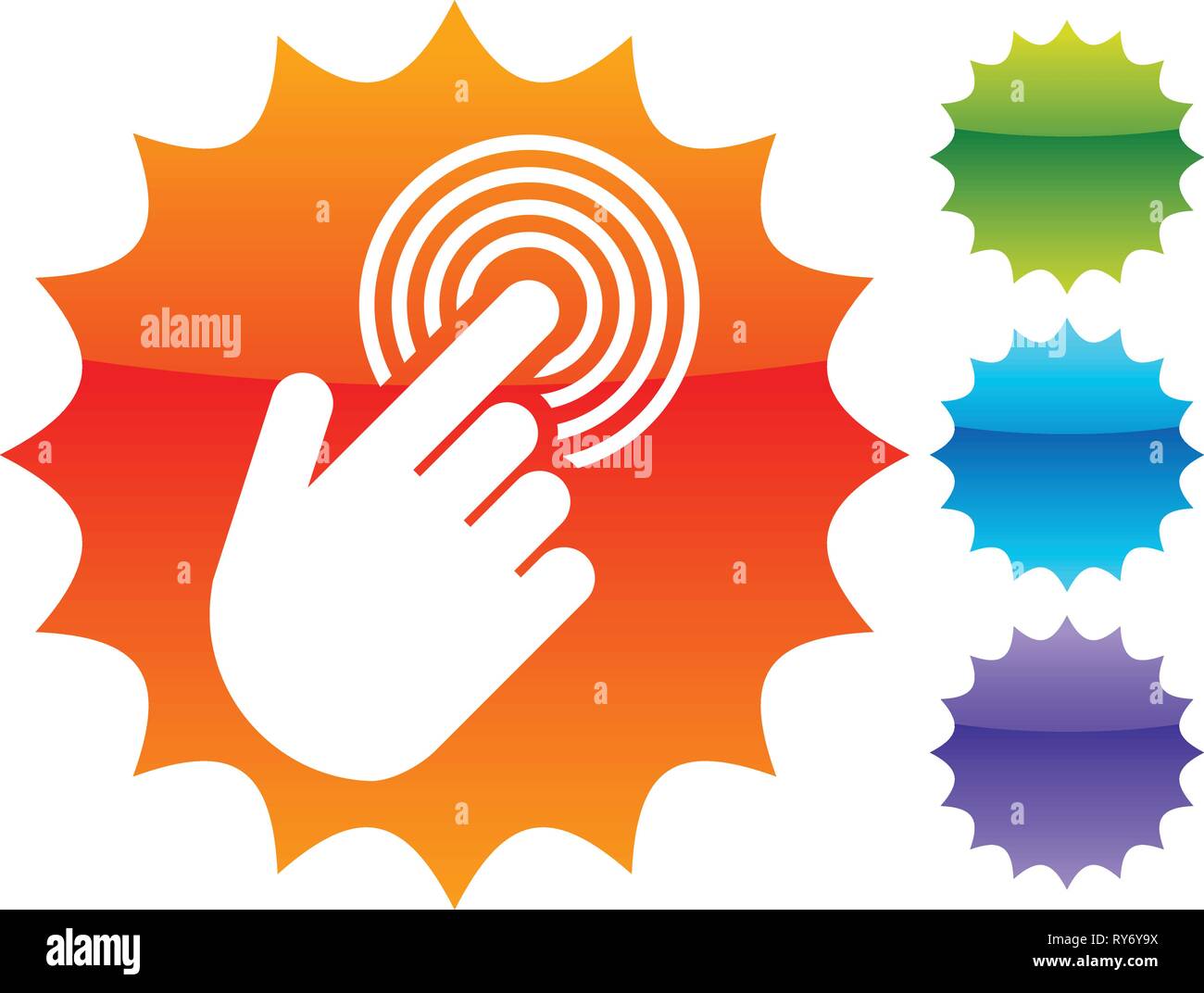 Tapping point Stock Vector Images - Alamy