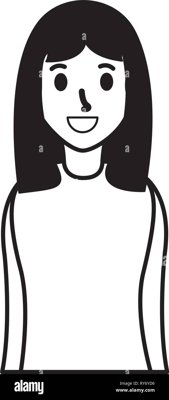 smiling woman portrait Stock Vector Image & Art - Alamy