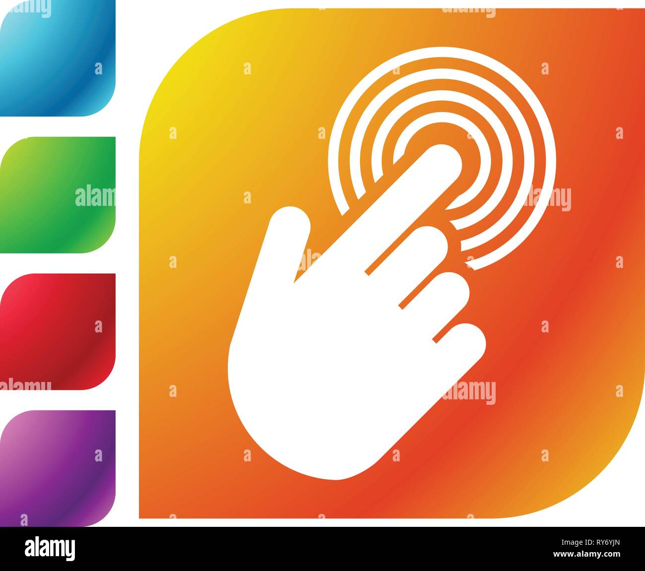 Tapping point Stock Vector Images - Alamy