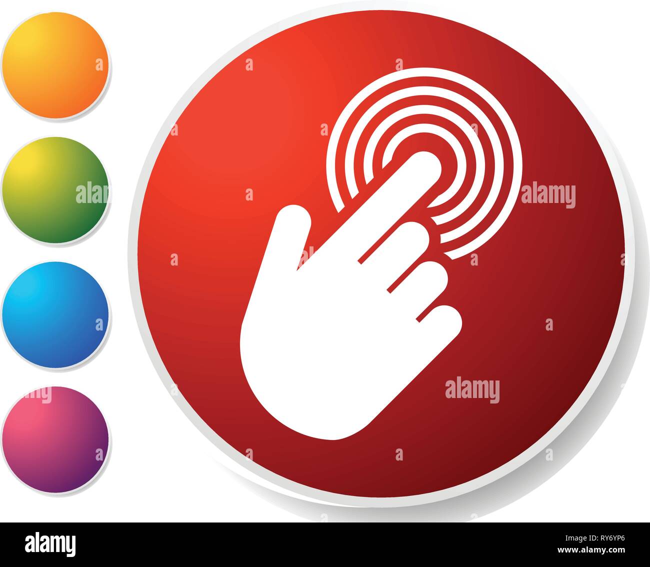 Hand tapping index finger hi-res stock photography and images - Alamy