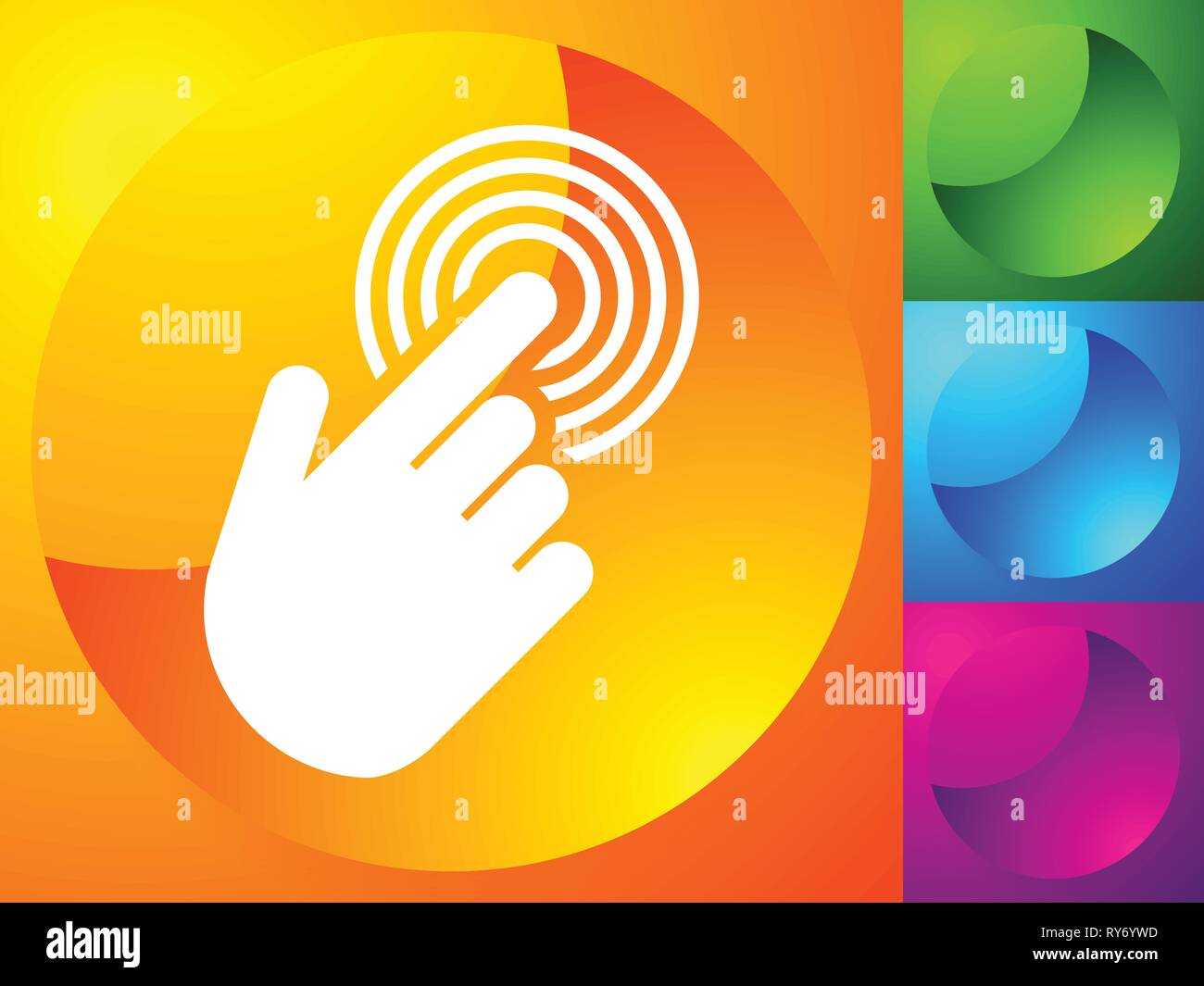 Tapping point Stock Vector Images - Alamy