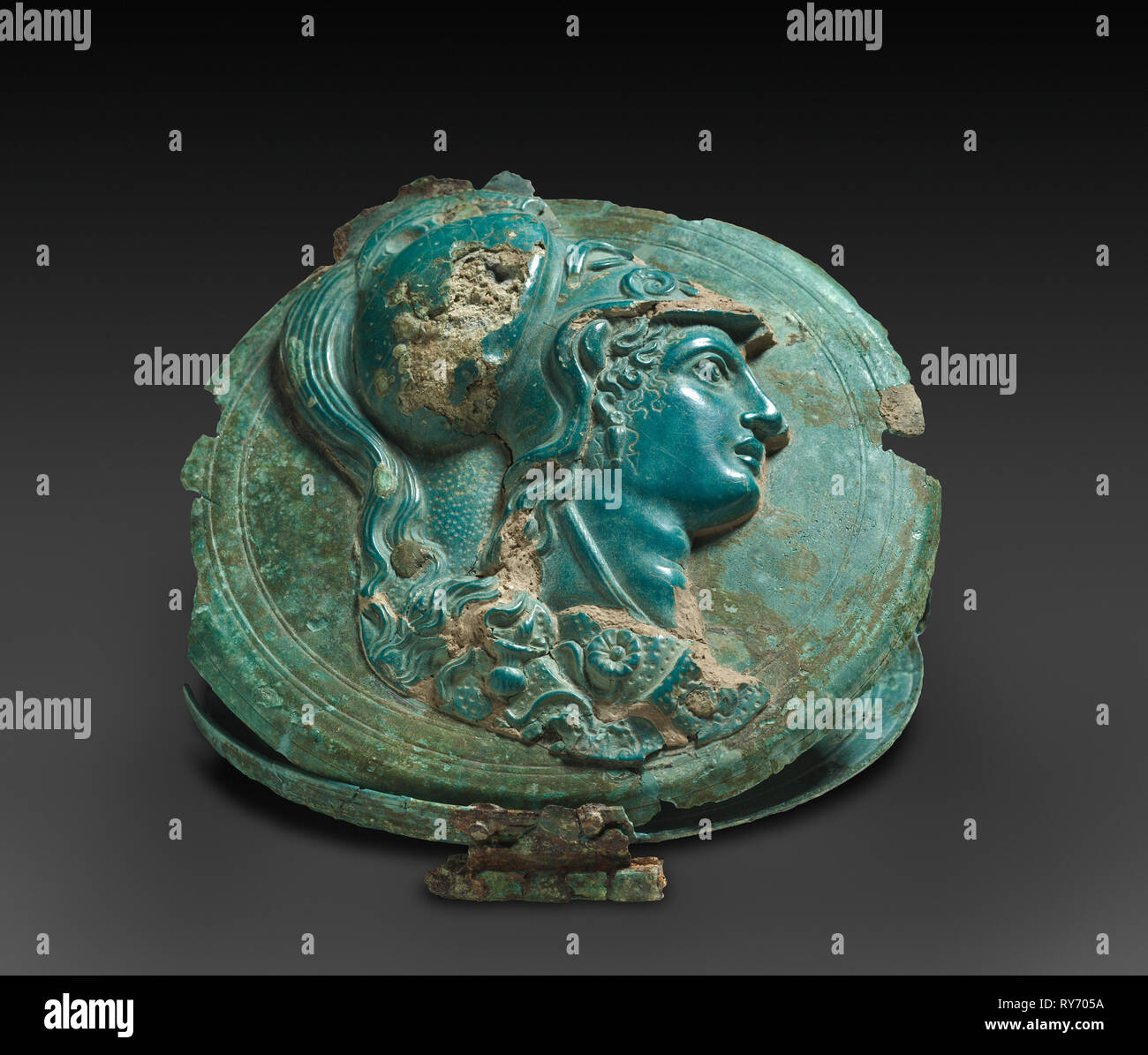 Mirror Box with Head of Athena, 400-375 BC. Greece, early 4th Century ...
