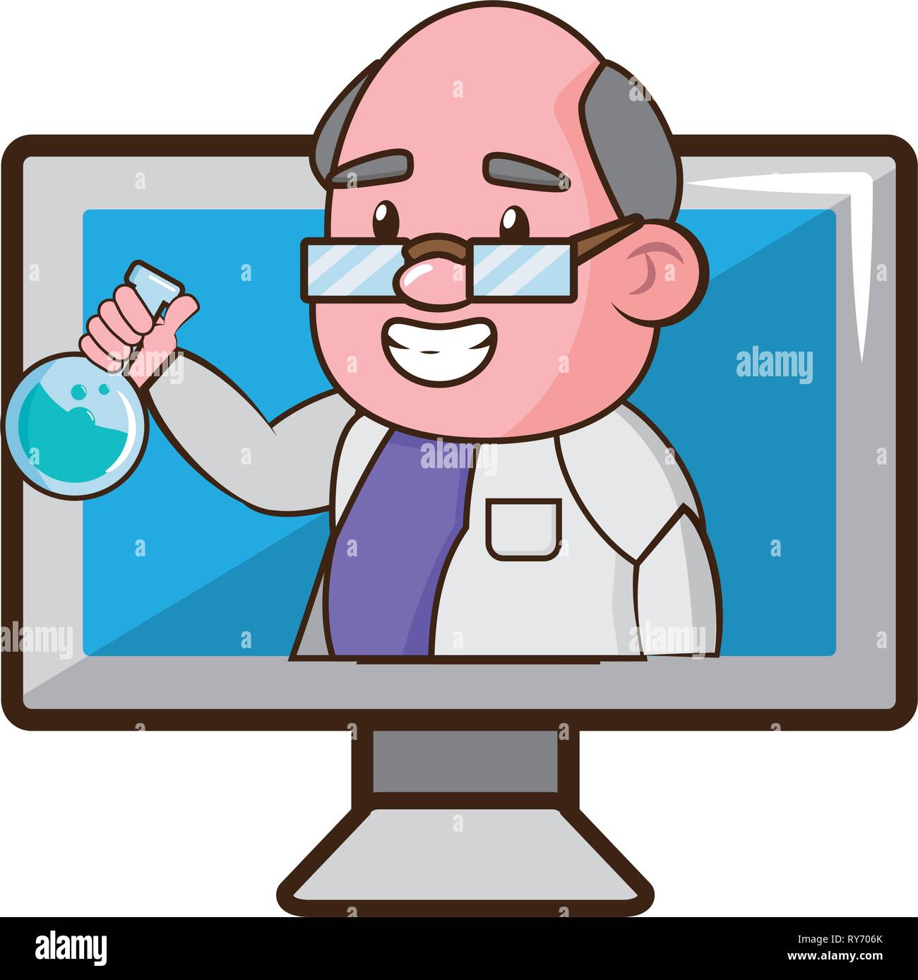 Science laboratory team liquid Stock Vector Images - Alamy