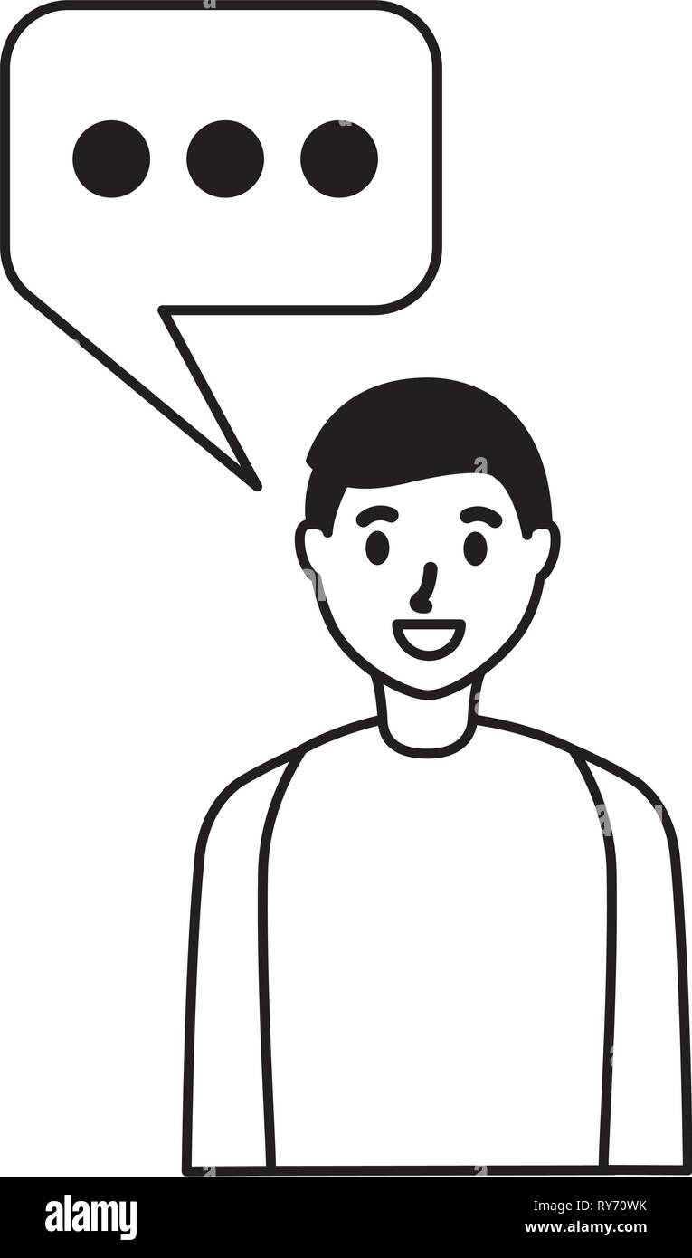 man speech bubble Stock Vector Image & Art - Alamy
